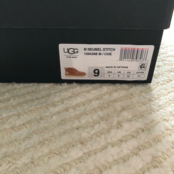 UGG | Shoes | Nwt Ugg Mens Neumel Stitch Boot In Chestnut | Poshmark